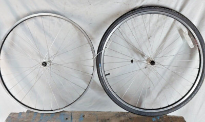 Trek Matrix 550 700c Road Bike Wheel Set 135/100 Black 32S Hybrid USA ...