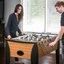 Foosball Table with Internal Ball Return and Ball Entry + Includes 4 ...