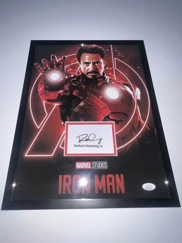 Robert Downey Jr autographed Iron Man signed 12x16 framed photo - JSA ...