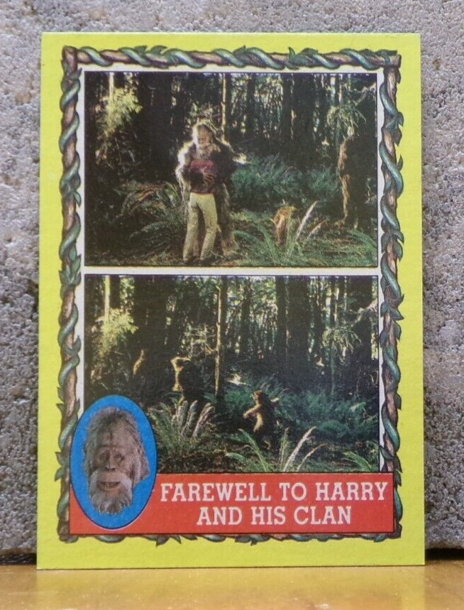 COOL TOPPS HARRY AND THE HENDERSONS TRADING CARD - FAREWELL TO HARRY ...