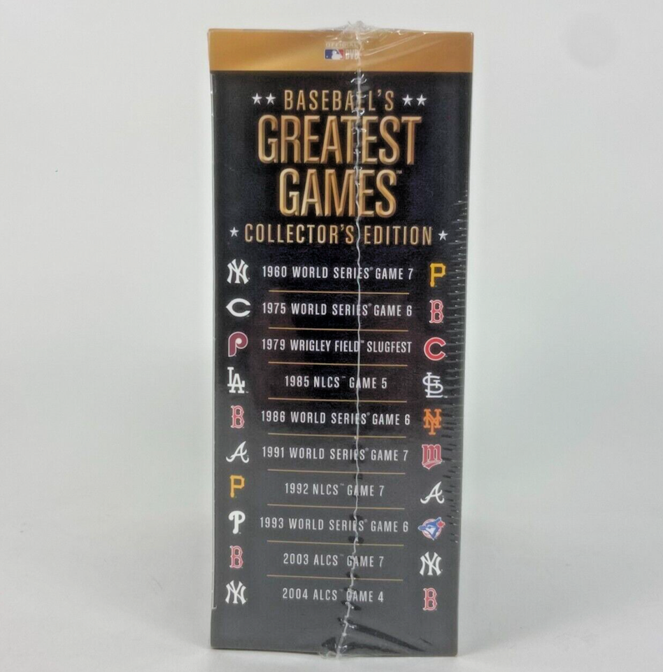 Baseball's Greatest Games Collector's Edition MLB DVD Set ~ 11 Discs ...