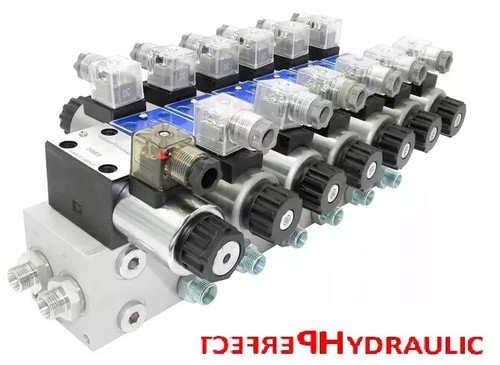 Hydraulic valve control valve 6 section CETOP 03 NG6 60l / min 230V ...