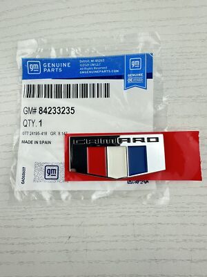 2018-2024 Chevrolet Camaro front LH driver fender Nameplate Emblem Flag ...