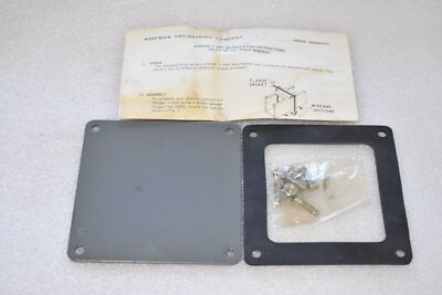 HOFFMAN ELECTRICAL ENCLOSURES F-44WP CLOSURE PLATE 4" X 4" GRAY, STEEL ...