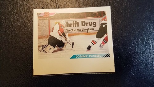 Dominic Roussel Philadelphia Flyers NHL 1992 Topps Bowman PROOF RARE ...