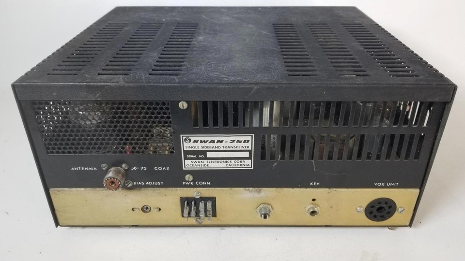 Swan 250 Vintage Ham Radio SSB 6-Meter Transceiver | eBay