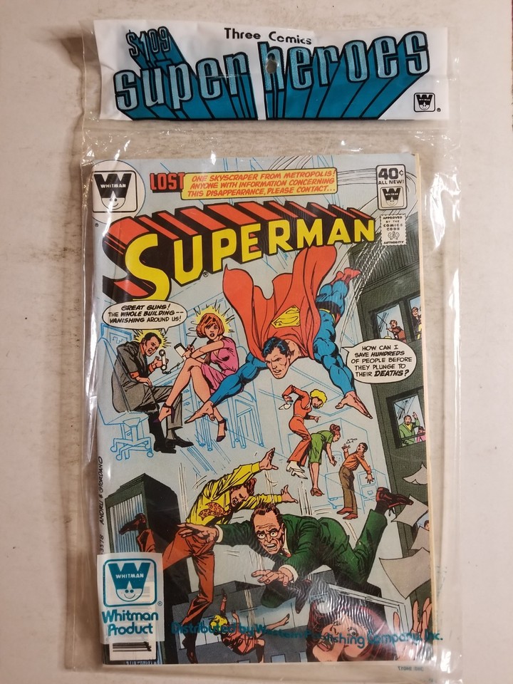 DC Comics Whitman Sealed 3 Pack - Superboy 8, Superman 350, Justice League 181 | eBay