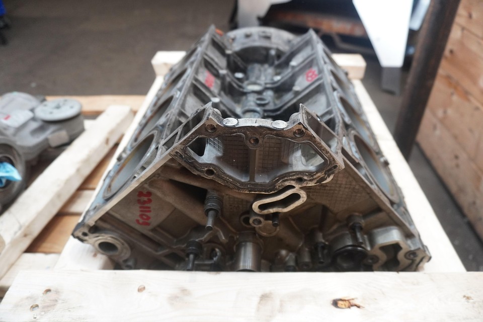 4.7l Bi-turbo V8 Engine Motor M278 Crankcase Short Block Rwd Mercedes ...