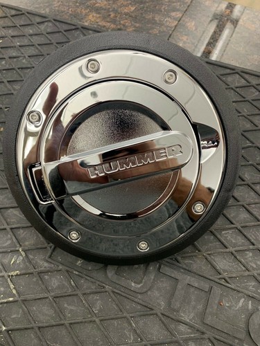 2006-2010 HUMMER H3 GAS FUEL TANK CAP DOOR CHROME NEW GM IN BOX ...