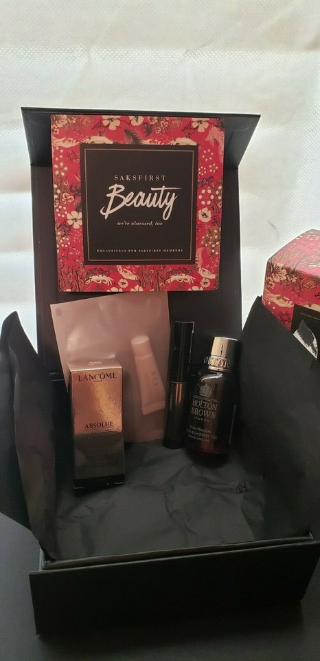 SAKS FIFTH AVE SAKSFIRST BEAUTY MAGNETIC BOX 1 2 3 NEW | eBay