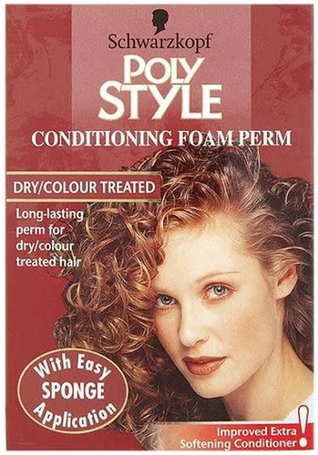 Schwarzkopf Poly Style Conditioning Foam Perm - Dry Colour Treated for ...