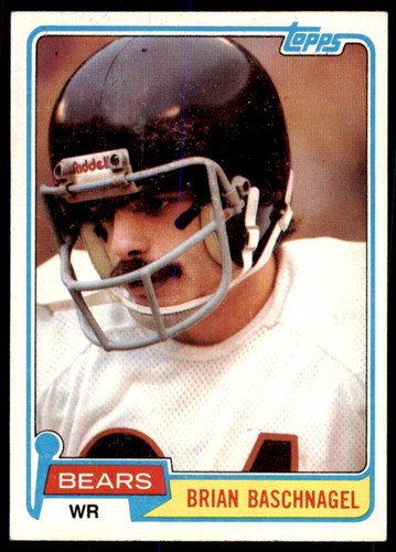 1981 TOPPS' BRIAN BASCHNAGEL CHICAGO BEARS #288 | eBay