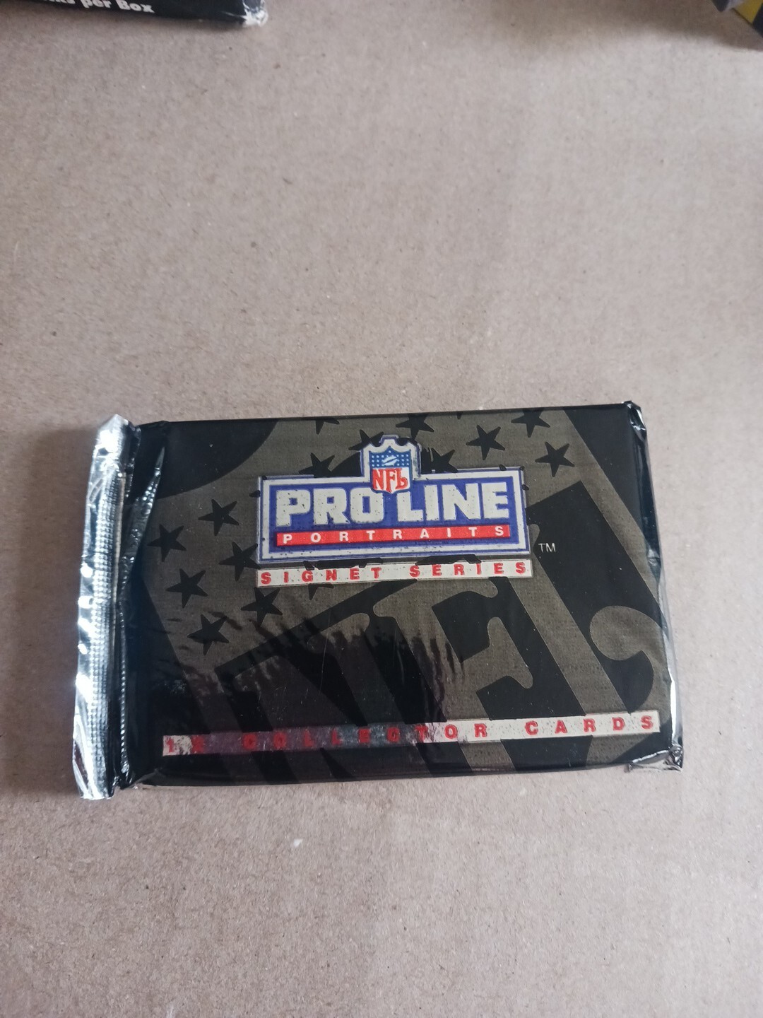 Sealed Football Card Foil Pack Poss RC Auto Pro Line Portraits Signet ...