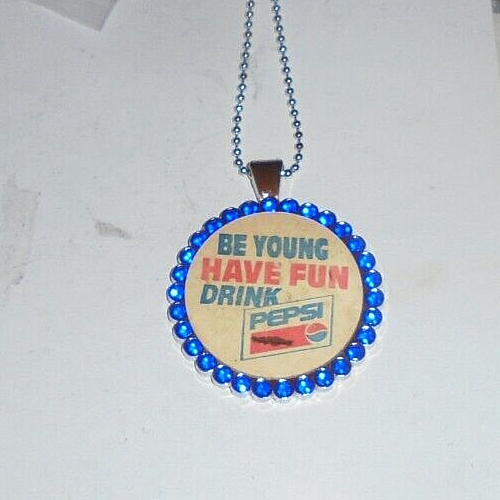 Vintage Pepsi Cola Service Truck Driver Union Pog Pendant Bling Biker ...