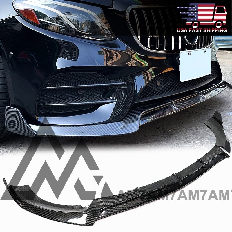 BA Design Carbon Front Lip for 2017-2020 Mercedes-Benz W213 AMG E43 E53 ...