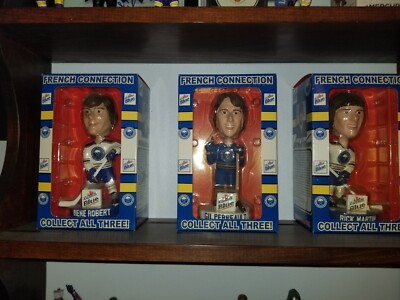 Buffalo Sabres NHL French Connection SET OF 3 AUTOGRAPHED Bobbleheads ...