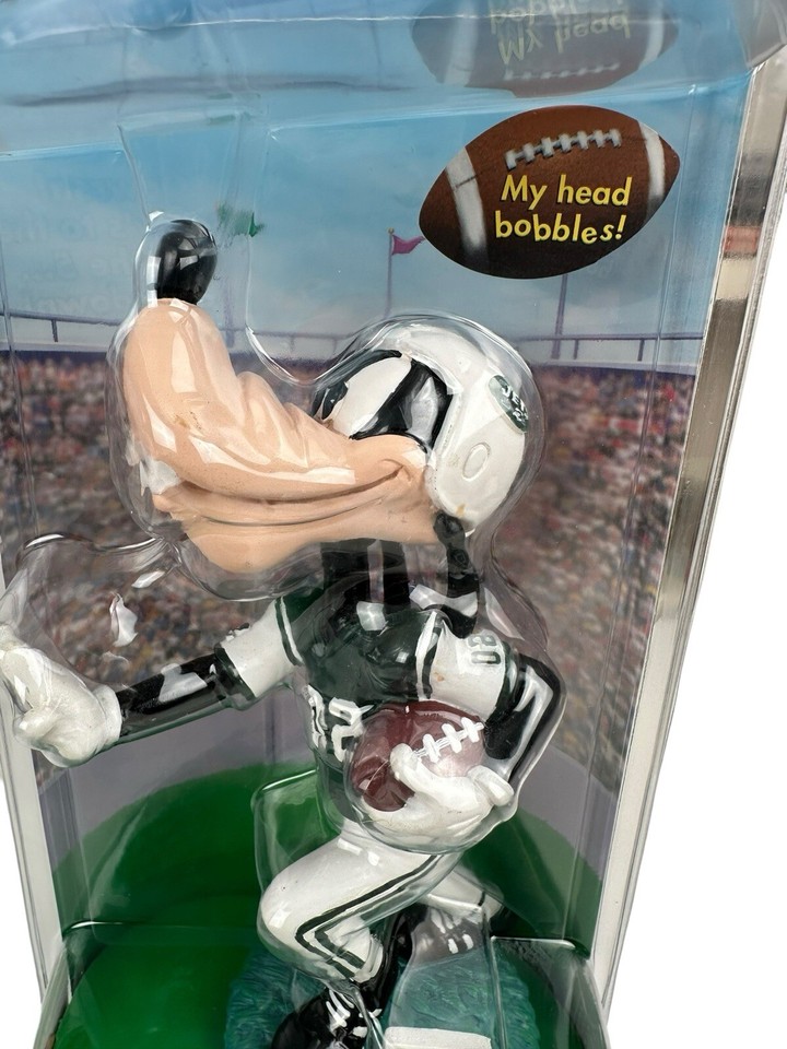 Disney Running Back Goofy Bobblehead Doll Hand-Painted New York Jets ...