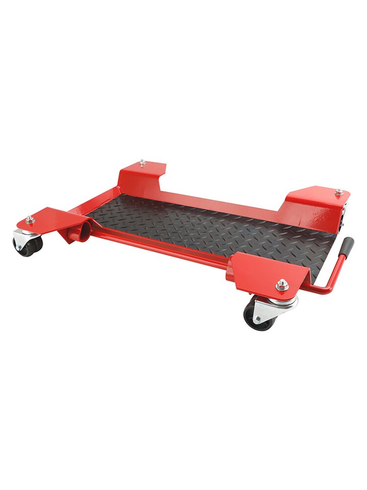 Motorcycle Centre Stand Moving Dolly Trolley Platform 360 Degree Caster ...