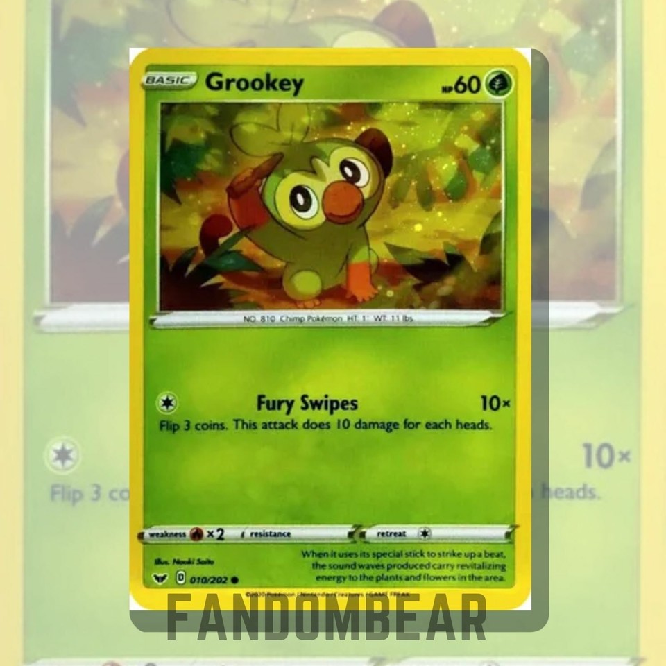 Scorbunny Grookey Sobble COSMOS HOLO Foil PROMO card set! 2020 Pokemon ...