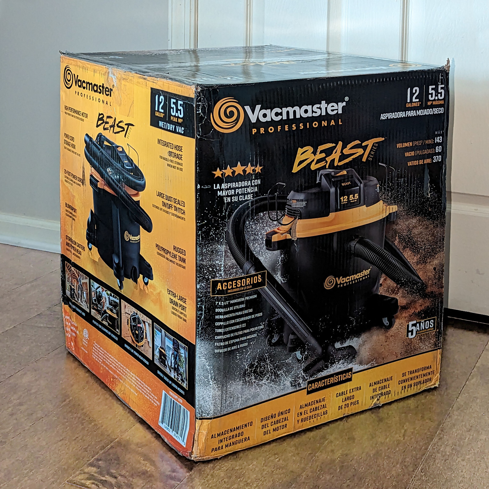 Vacmaster VJH1612PF 0201 Beast Professional Series Wet Dry Vacuum 120 W ...