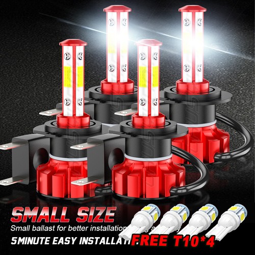 For Hyundai Genesis Coupe 2013-2015 H7+H7 LED Headlight Bulbs Kit High ...