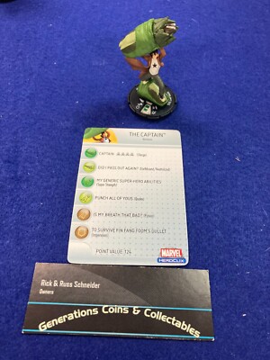HEROCLIX Giant Size X-Men Super Rare The Captain 054 | eBay
