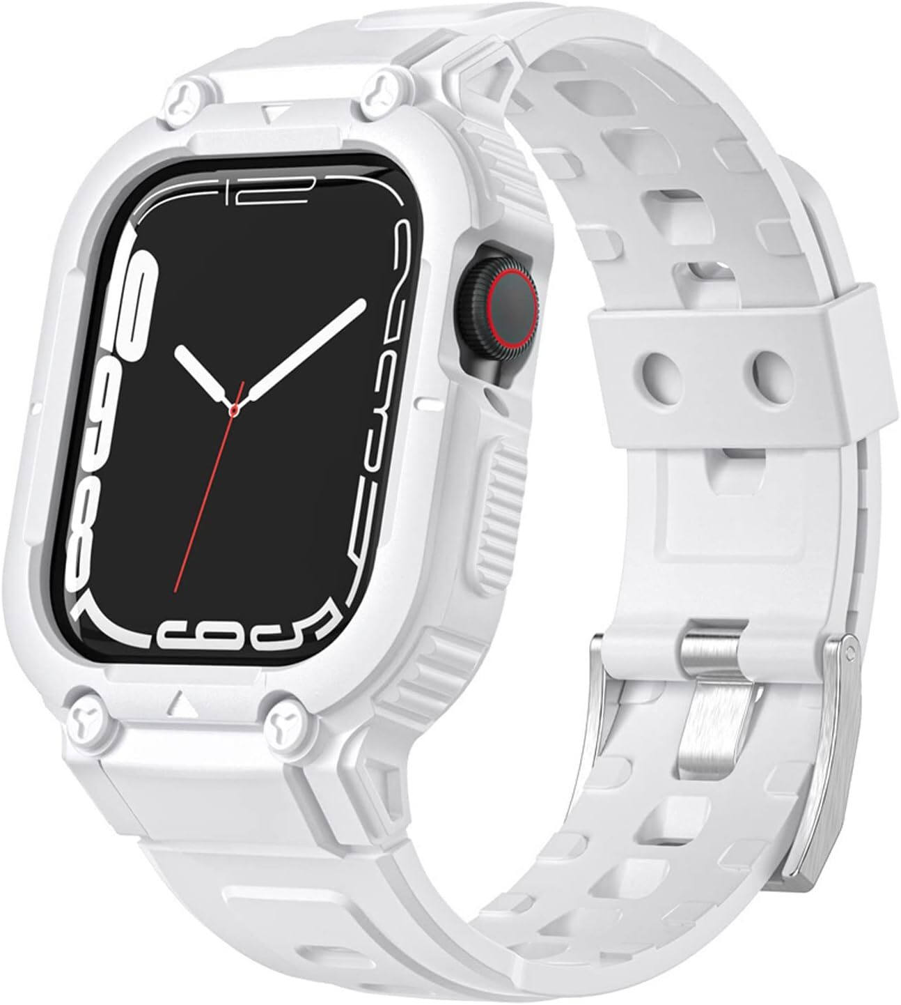 Rugged Apple Watch Band Case Strap Bumper Cover Iwatch Ultra SE 8 7 6 5 ...