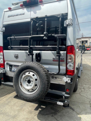 Promaster Camper Van Spare Tire Carrier Swing out | eBay