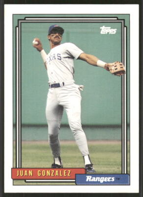 1992 Topps #27 Juan Gonzalez | eBay
