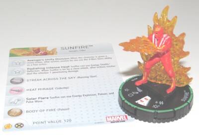 SUNFIRE 043B Uncanny X-Men Marvel HeroClix RARE PRIME | eBay