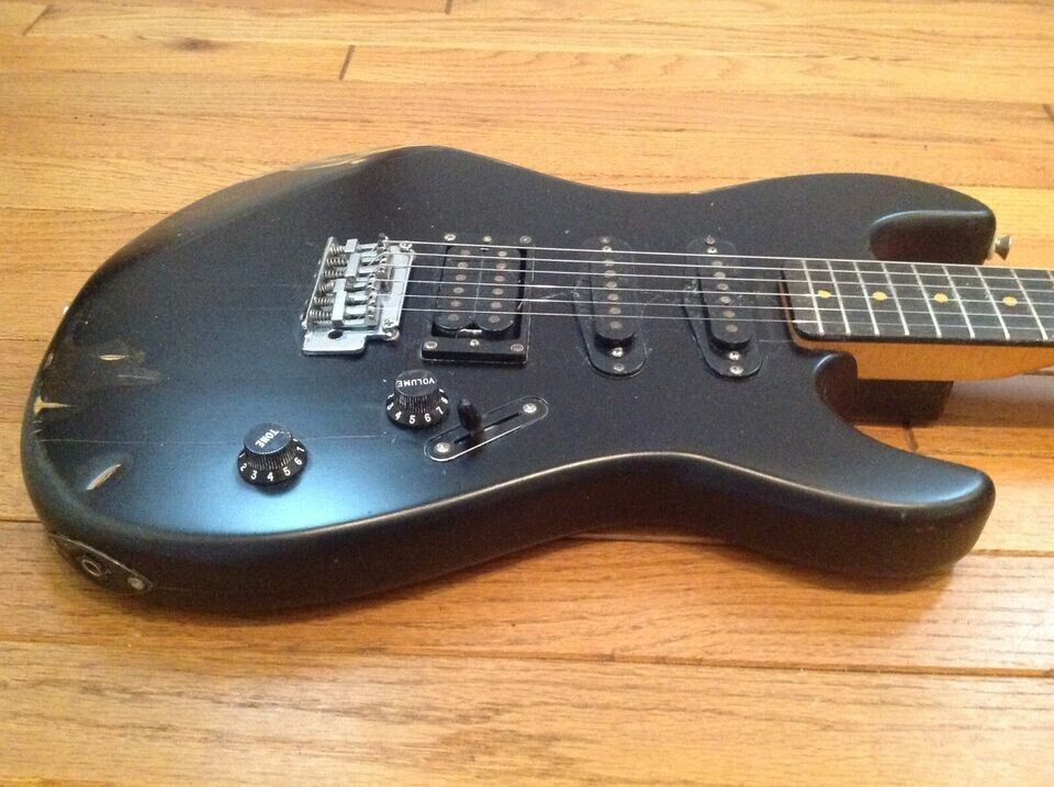 Squier by Fender Bullet 1 One 1980's Vintage Relic Electric Guitar | eBay