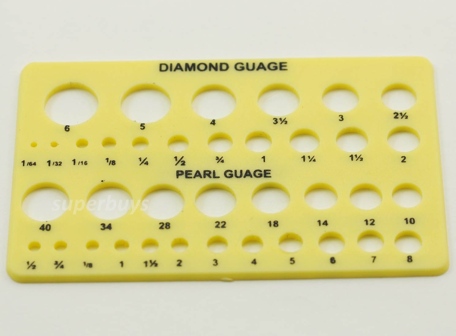 Metric Carat Gauge Grain Pearl Diamond Gem Stone Rule Size Measurement ...