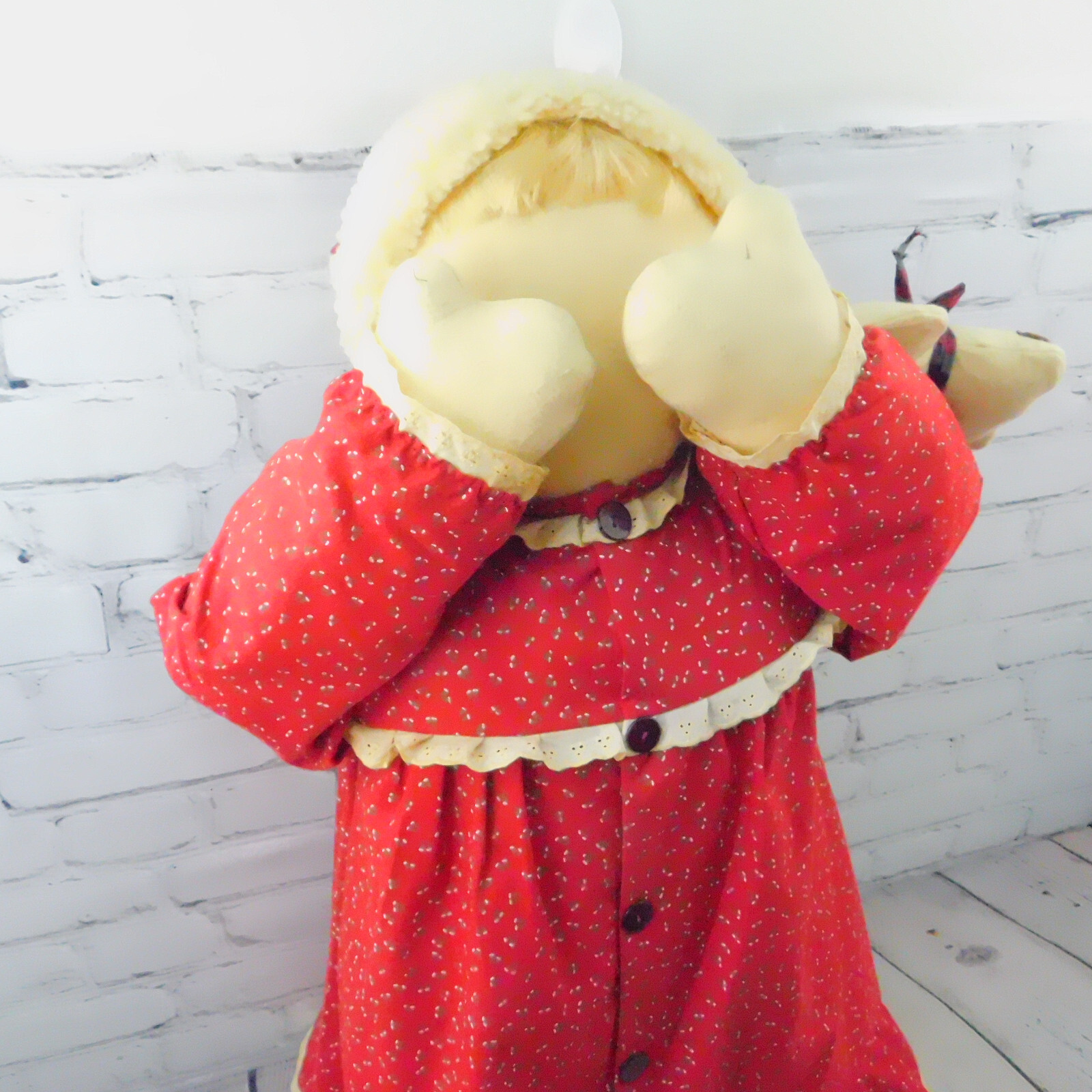 VTG Time Out Doll Kid In A Corner Girl Doll Blonde 28" Nightgown Santa ...