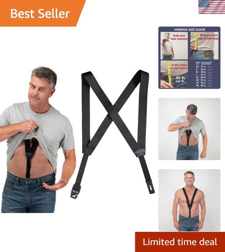 Adjustable Men's Hidden Suspenders - Invisible Under Clothes with ...