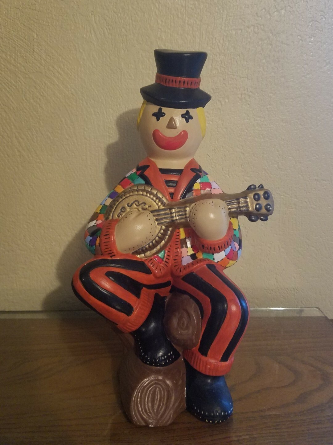 Ceramic Clown Playing Instrument Vintage Oddities Home Decor Accent ...
