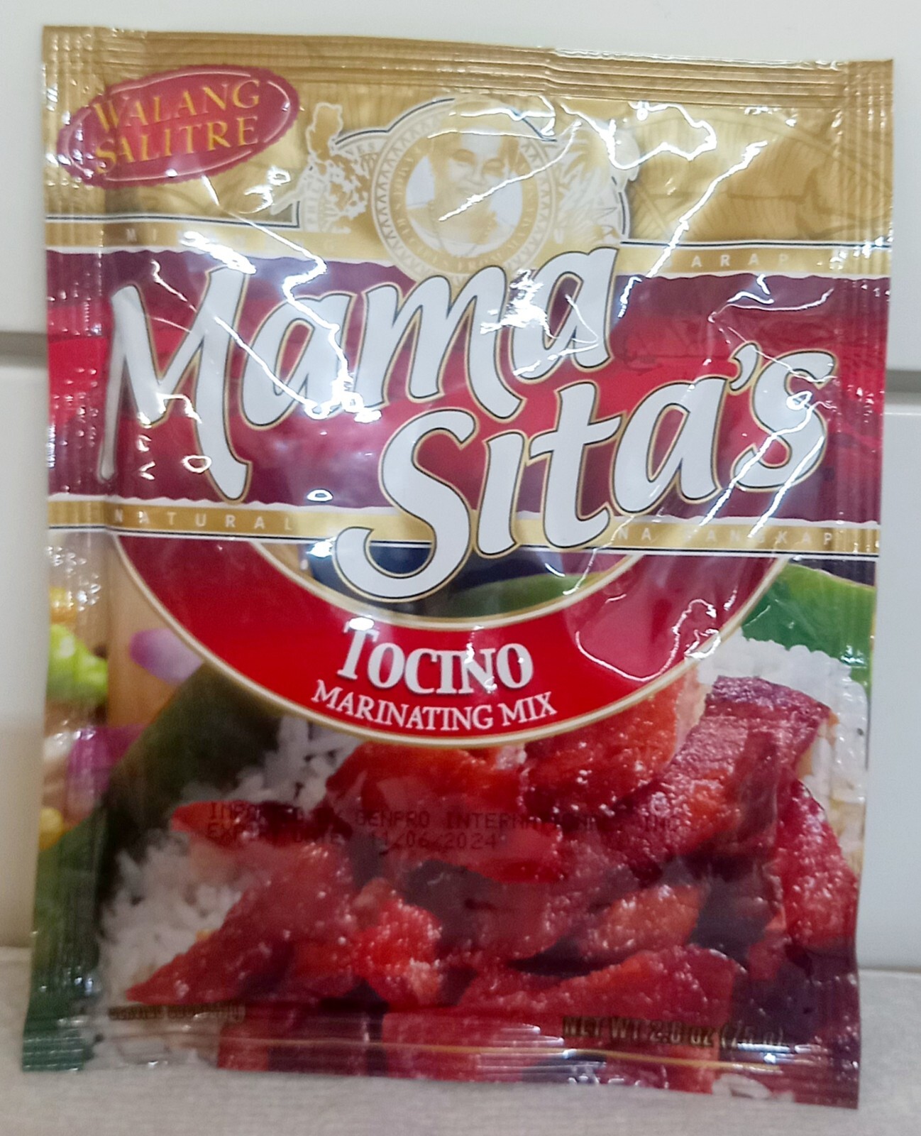 Seasoning Mixes Mama Sitas Tocino Marinating Mix 75g (pack of 10) for ...