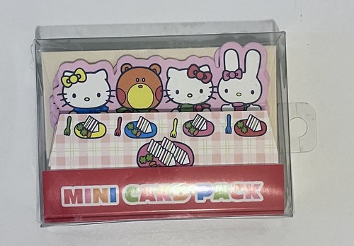 Sanrio Hello Kitty Mini Card 8 Pack Envelopes Stickers Vintage 2003 ...
