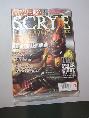 Scrye Magazine #90 December 2005 MTG SEALED W/ PROMOS | eBay