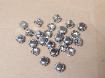 Lot of 30 nickel end caps for 1/2" holes. | eBay