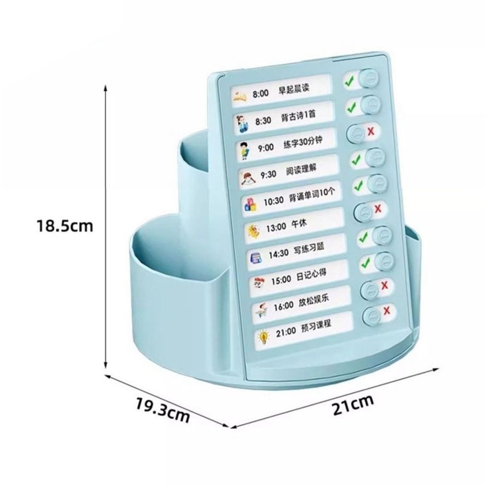 Large Capacity Rotate Pen Holder Desktop Storage Box School Office ...