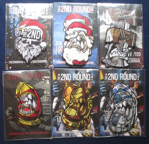 6 MORALE-TACTICAL PATCHES 2ND ROUND EMBROIDERED THE 2ND BRAND LIMITED ...