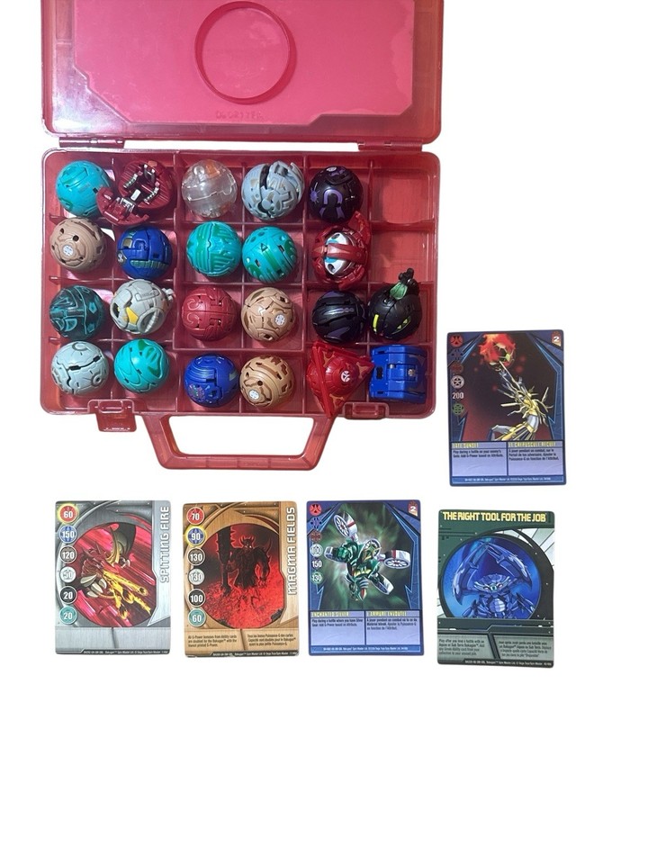 Bakugan Battle Brawlers Lot Bundle with Red Carrying Case | eBay
