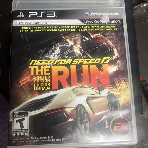 Need for Speed The Run Limited Ed PS3 PlayStation 3 14633195866| eBay