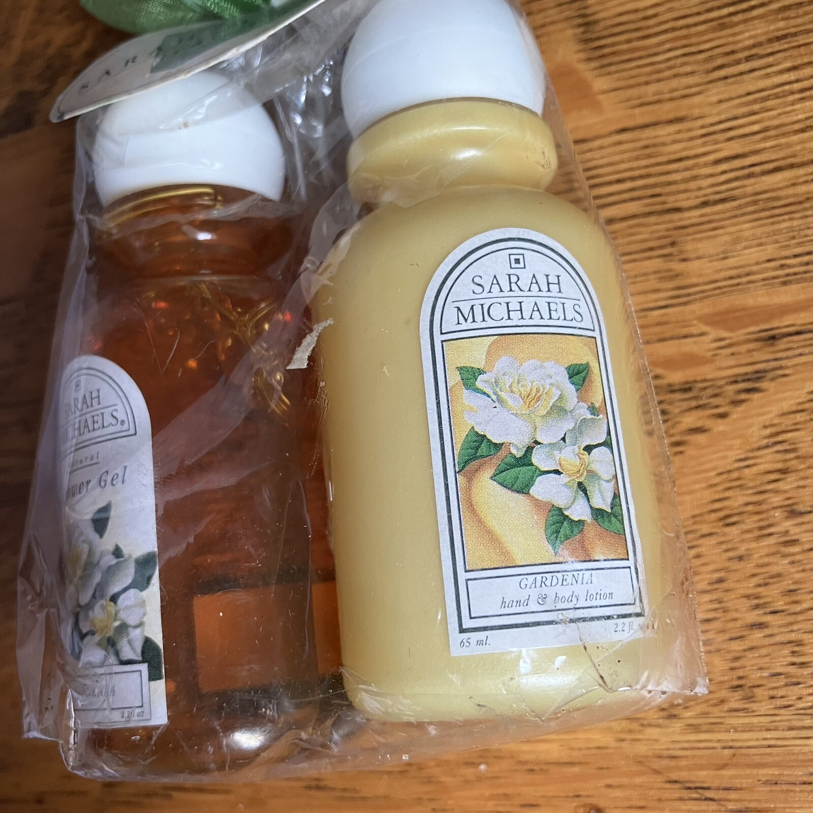 Vintage Sarah Michaels Shower Gel + Body Lotion GARDENIA 2.2 oz Travel ...
