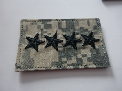 US Rangabzeichen Klett Rank, O10 General (GEN), ACU | eBay