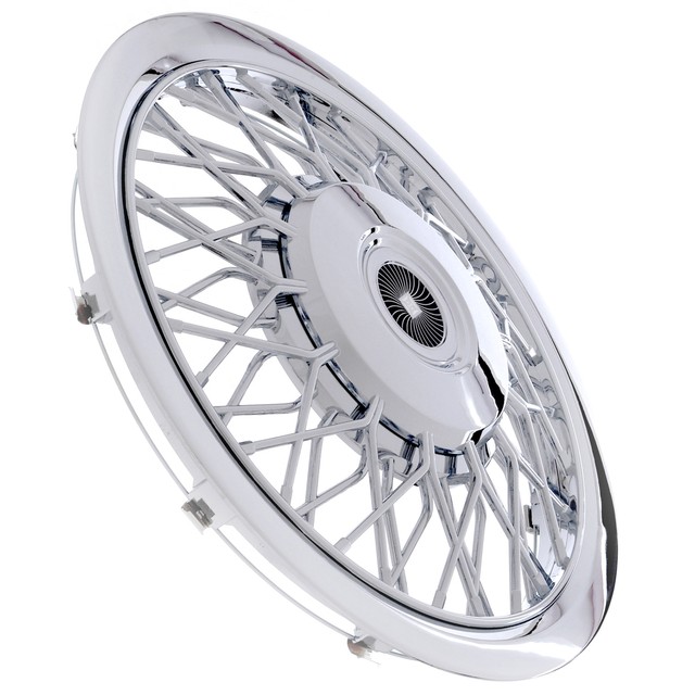 15" Inch Chrome Wire Spoke Classic Hub Cap Wheel Cover Cadillac ...