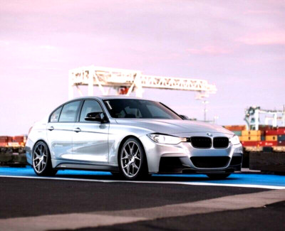19” ROHANA RFX5 BRUSHED TITANIUM CONCAVE WHEELS BMW E90 E92 E93 325 328 ...