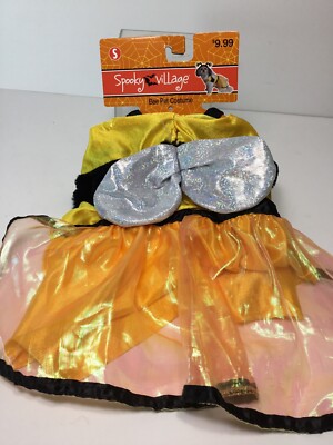 NWT Spooky Village BUMBLE BEE Pet Costume size S Dog Halloween. | eBay