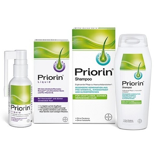 SET PRIORIN germany Liquid 50ml SHAMPOO 200ml hair loss regrowth 2027 ...