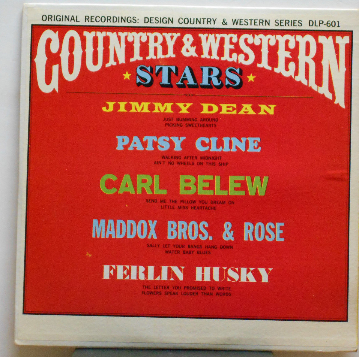 Country & Western Stars / Various (Vinyl, Design, DLP-601, 1962) | eBay
